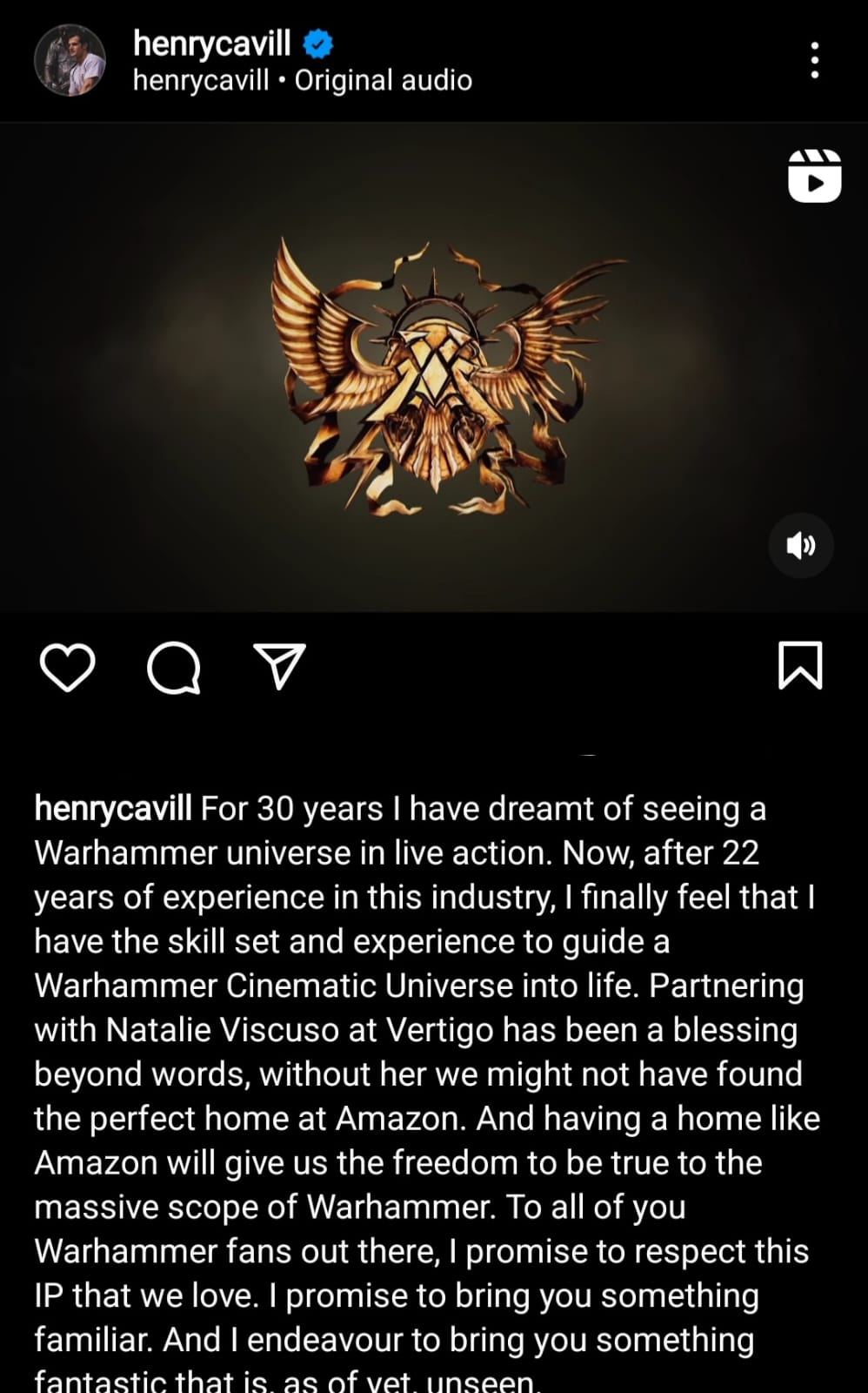 Henry Cavill Gave Up Superman and The Witcher To Play THIS Badass ...