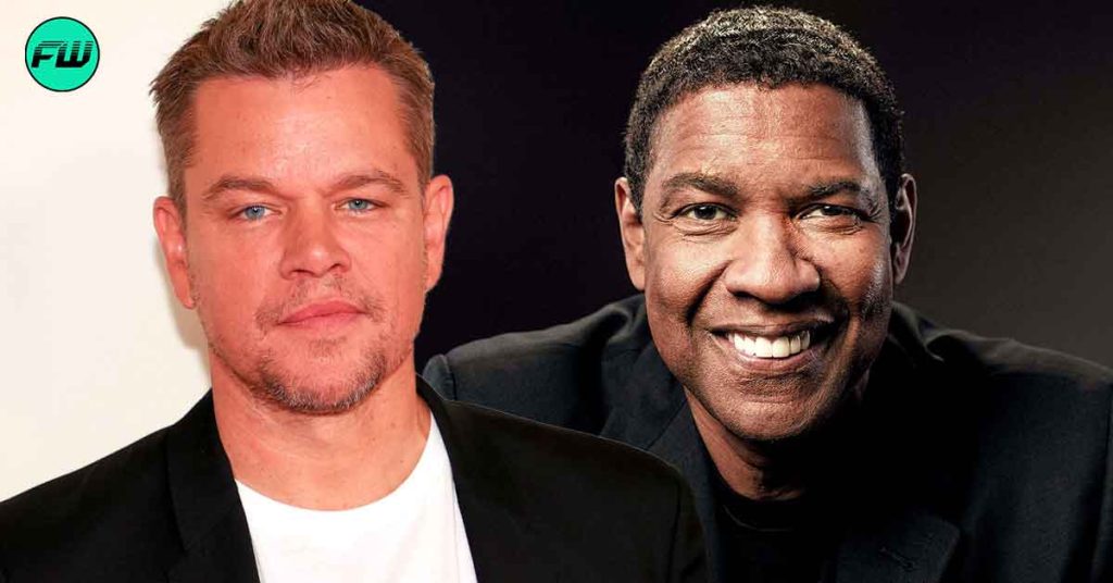 Matt Damon Said "I'll kill myself" if He Doesn't Get $100M Denzel ...