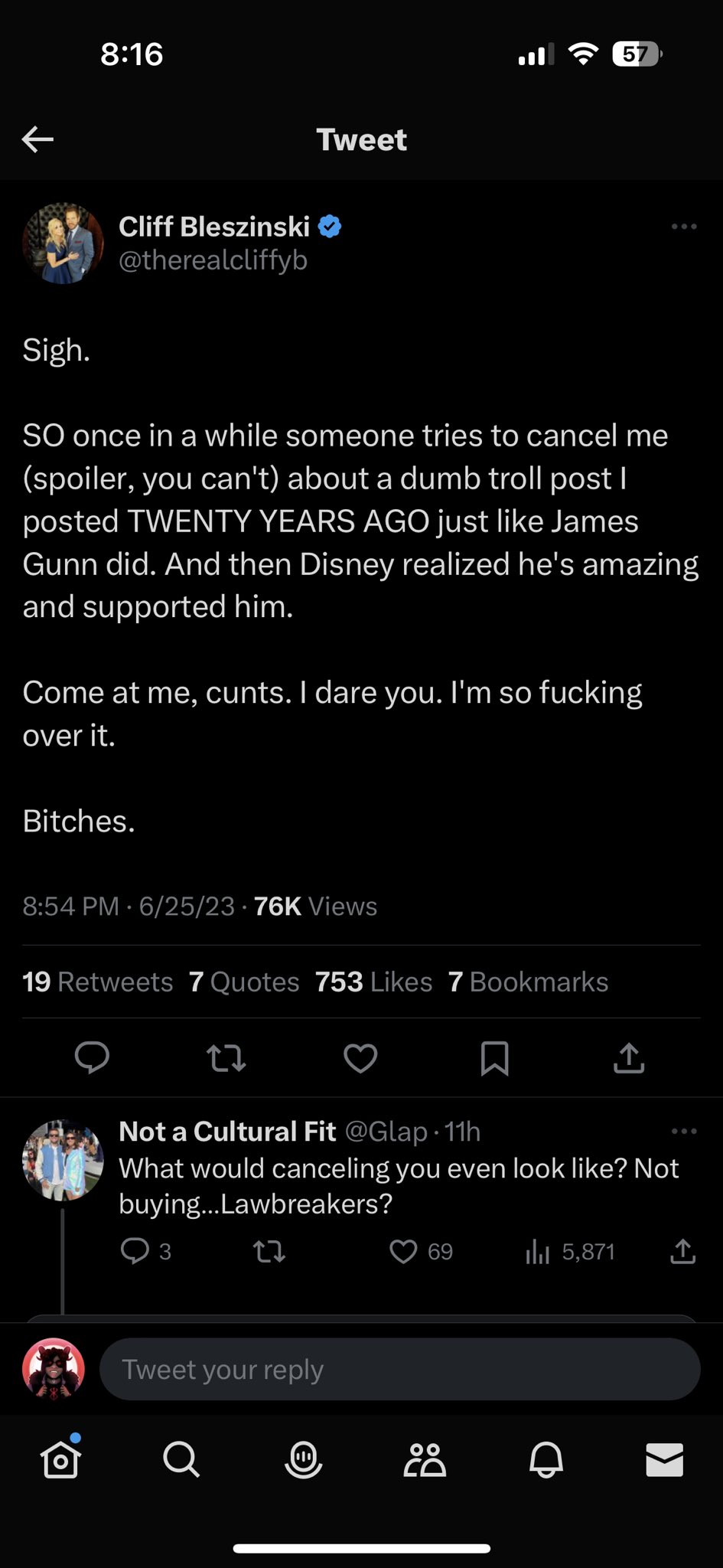 "So once in a while someone tries to cancel me": Cliff Bleszinski in ...