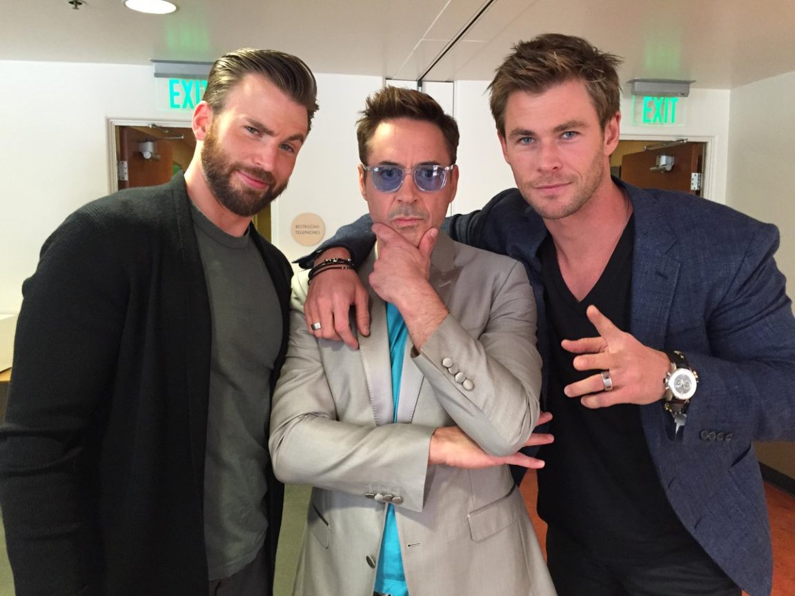 "That's RDJ? Since, ah, WHEN?!?!": Both Chris Evans, Chris Hemsworth ...