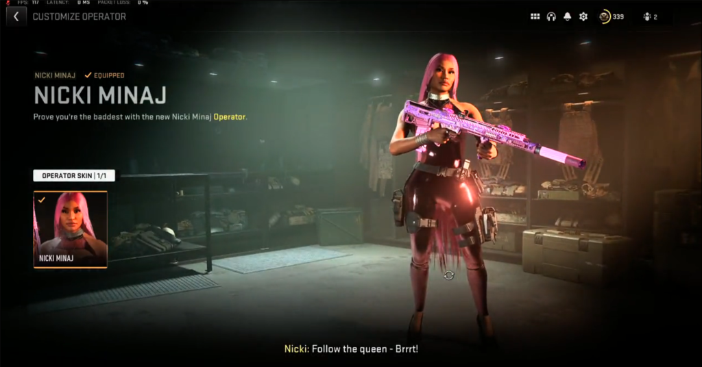 "Greatest downfall": Call of Duty's Nicki Minaj Skin and Bundle Creates ...