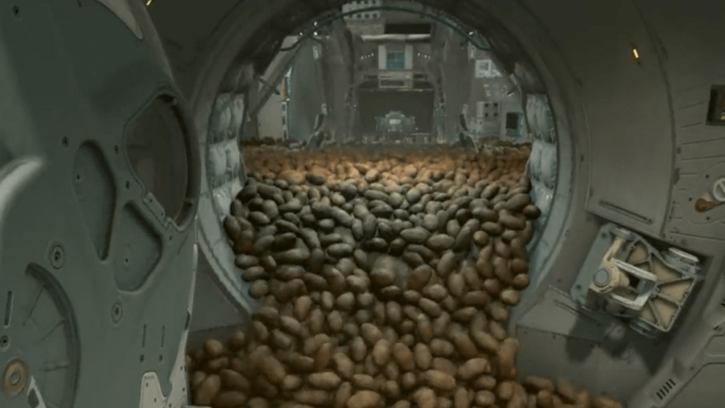 Potatoes Galore! Starfield Gamer Stuffs 20,000 Spuds Into the Cockpit ...