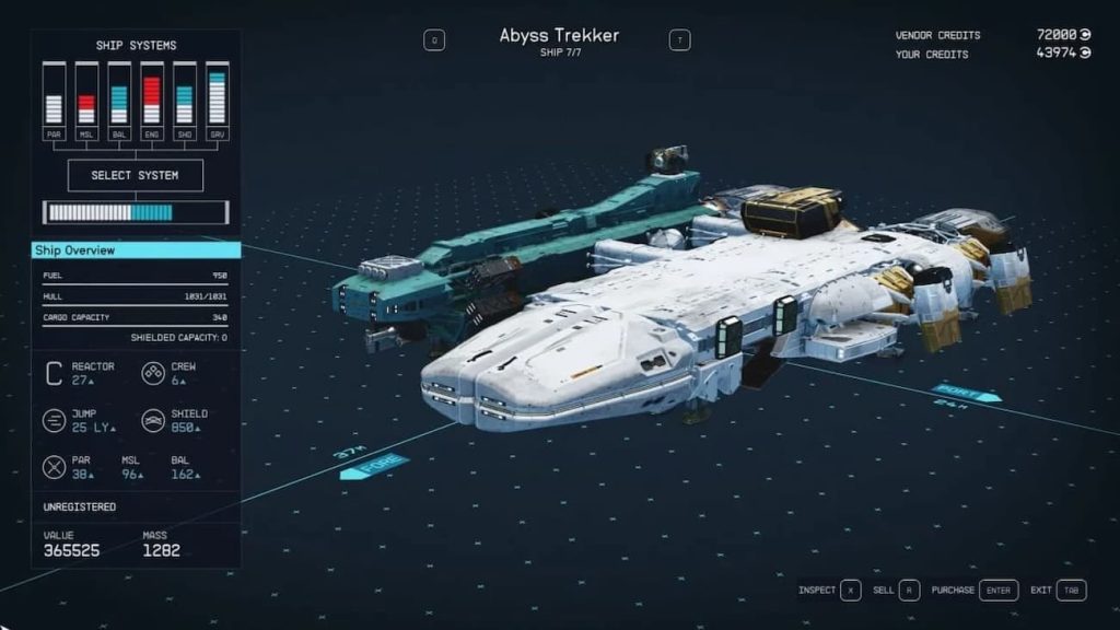 Starfield Ships: Abyss Trekker Might Not be the Best Ship in the Game ...