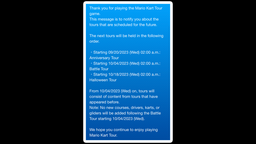 Mario Kart Tour: Nintendo Announce the End of Future Content