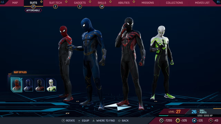 Spider-Man 2 to Feature 65+ Suits, Including ICONIC Looks