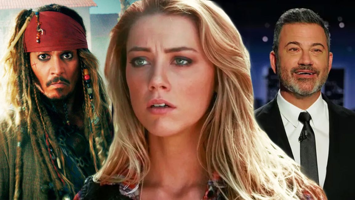 "I have kissed him a few times": Amber Heard Caught Jimmy Kimmel Off ...