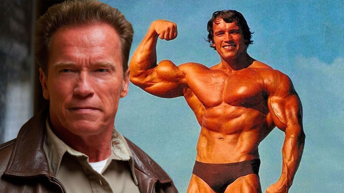 6ft 2in Arnold Schwarzenegger Looks Like a Leprechaun in Front of His ...