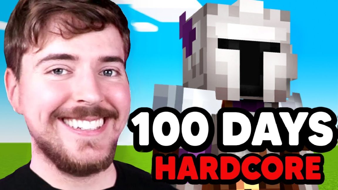 MrBeast Played Minecraft For Over 20 Hours to Survive 100 Days, and It ...