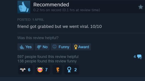 "Friend got grabbed but we went viral. 10/10": Content Warning is the ...