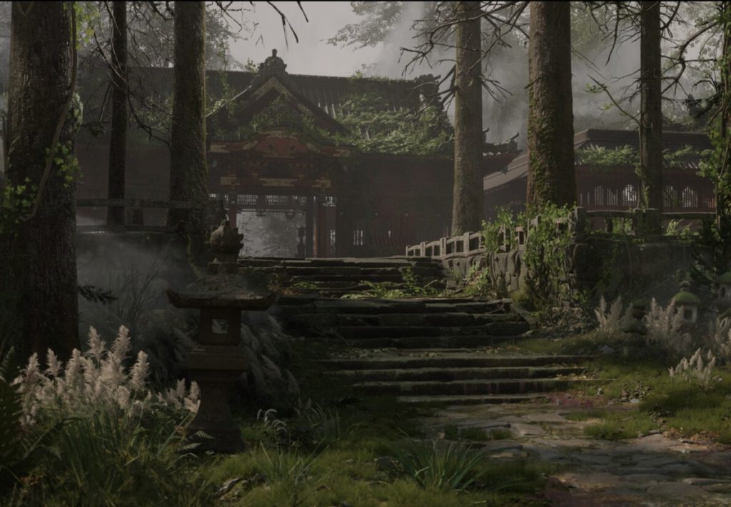 Ghost of Tsushima Superfan Creates Jaw-Dropping Abandoned Temple With ...