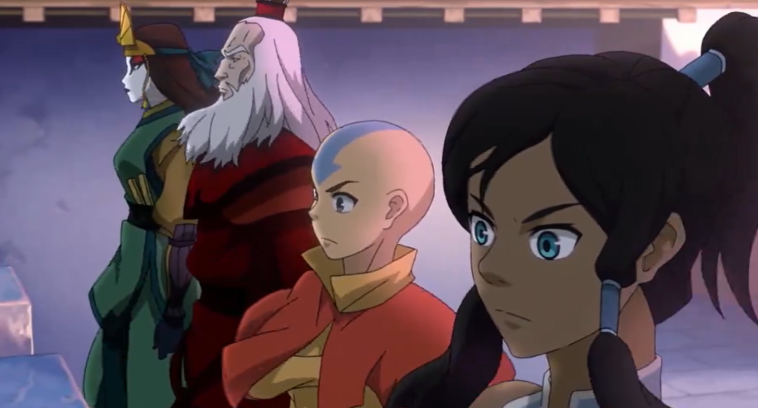 "Is this going to be canon?": Aang Meets Avatar Korra and Roku in an ...