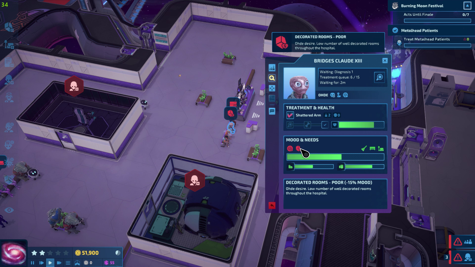 Galacticare Review (PC) - A Hospital Sim that'll Send You Out to Space