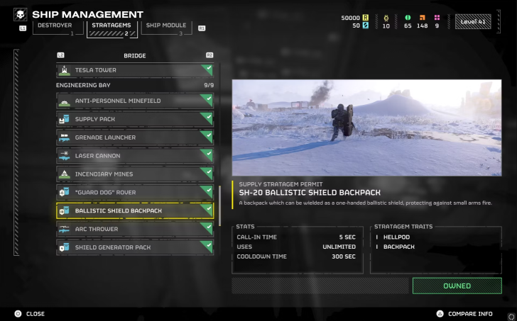 The Ballistic Shield in Helldivers 2 Is Underpowered and Begging for a Buff