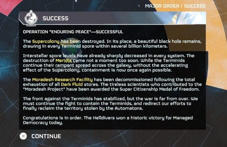 "The Meridia Black Hole destroyed more than just the planet ...