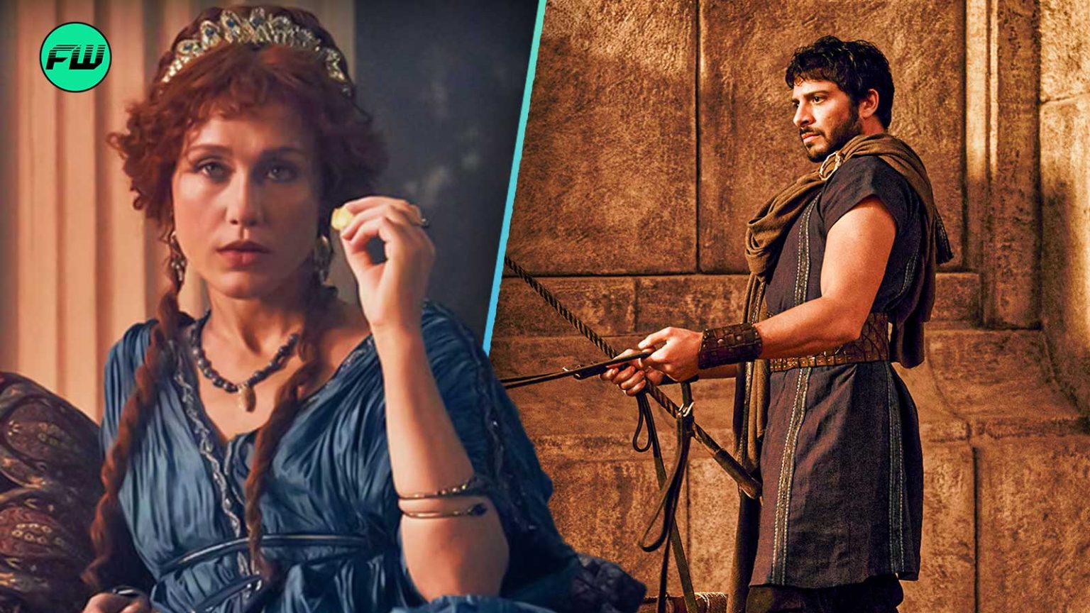 Those About To Die Actors Dimitri Leonidas and Gabriella Pession ...