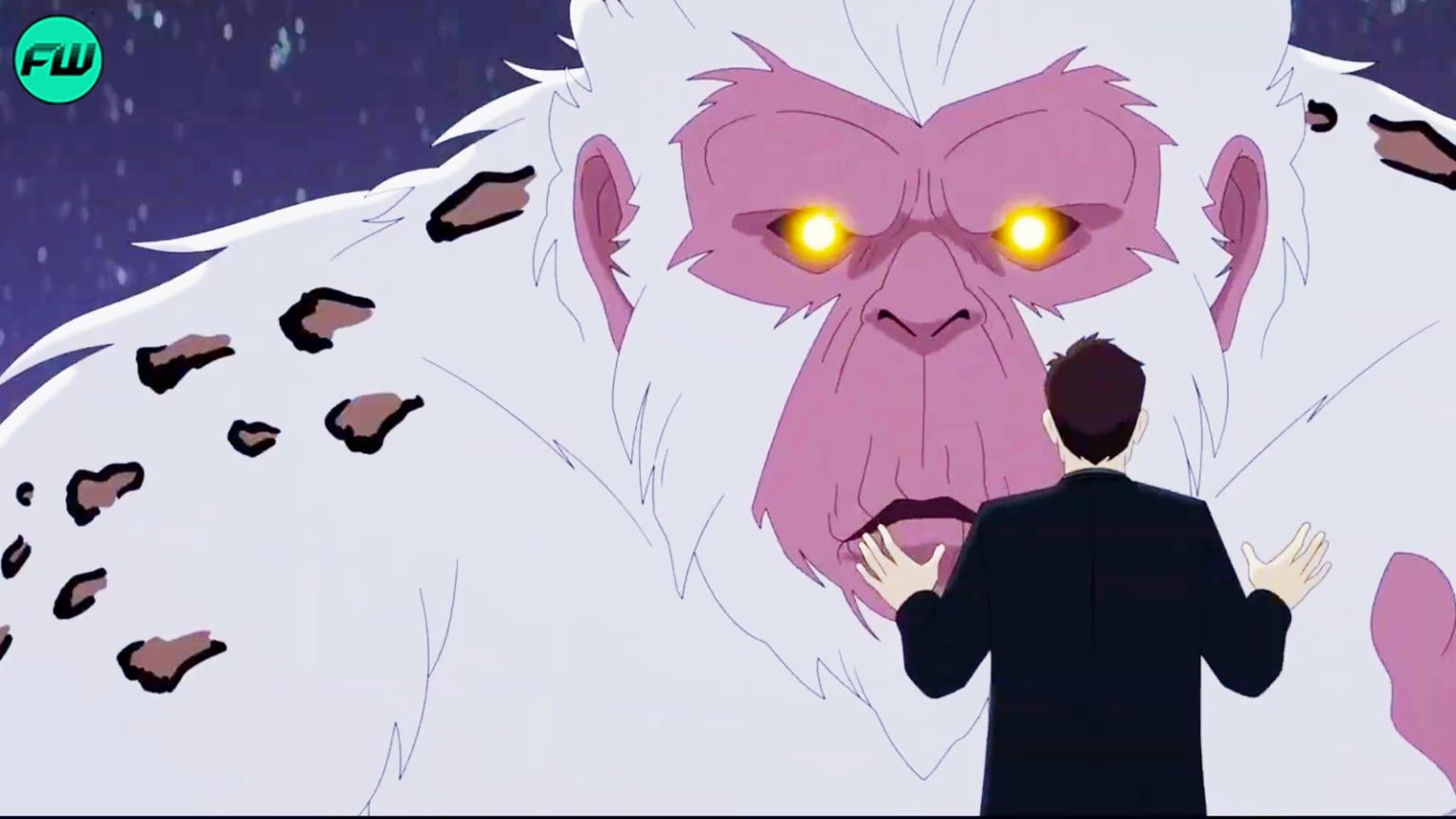 EXCLUSIVE: Hit-Monkey Gets Big in a New "Bryce Pleads to Monkey" Clip ...