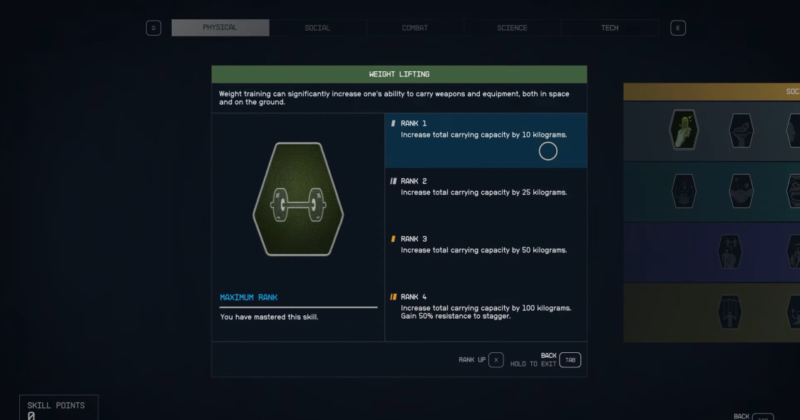 Starfield: How to Improve Carrying Capacity