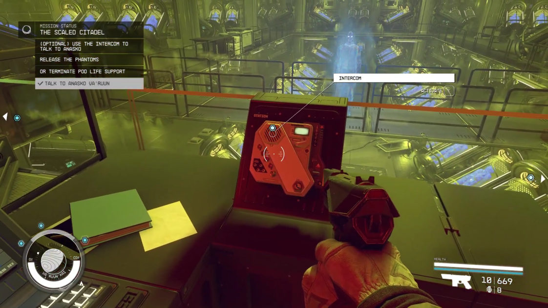 Starfield Shattered Space: Should You Release the Phantoms or Terminate Pod Life Support?