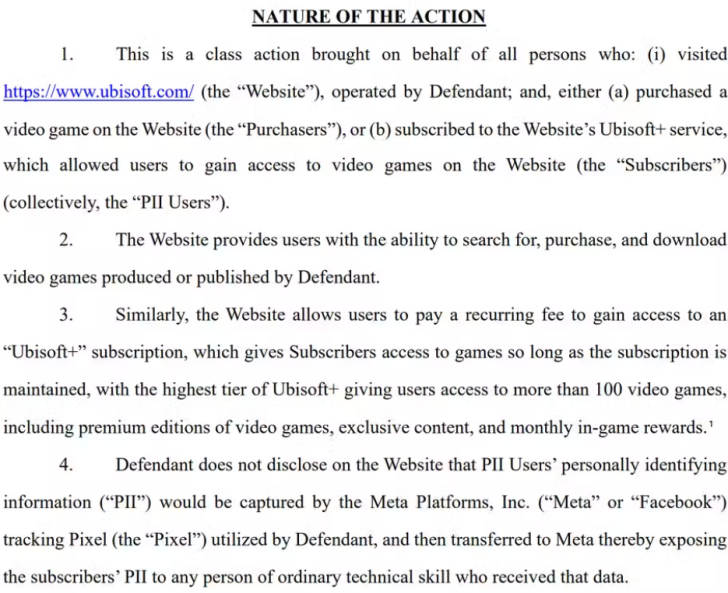 The Ubisoft Lawsuit Over Alleged Privacy Violations is Bad News for its ...