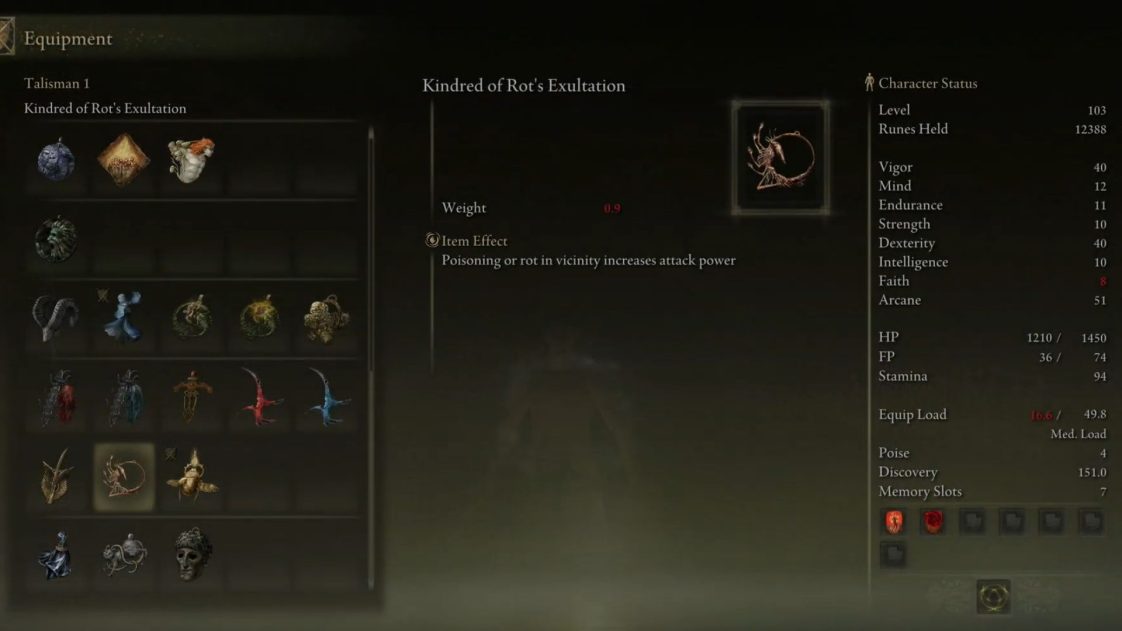 Elden Ring: The Best Scarlet Rot Build