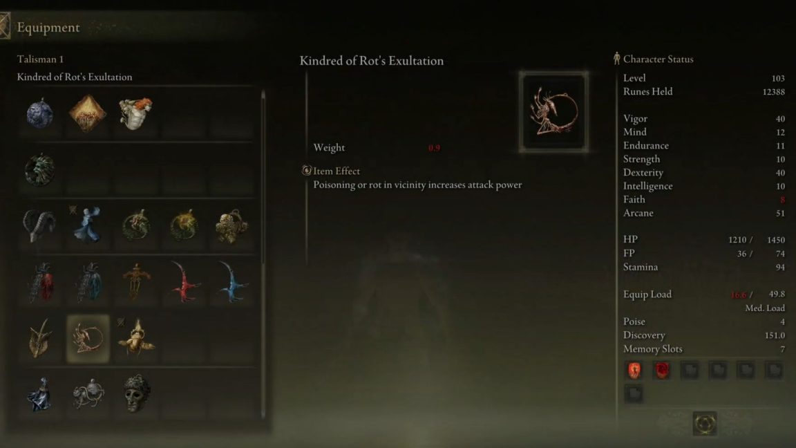 Elden Ring: The Best Scarlet Rot Build