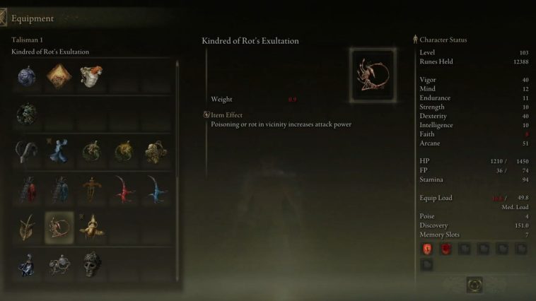 Elden Ring: The Best Scarlet Rot Build