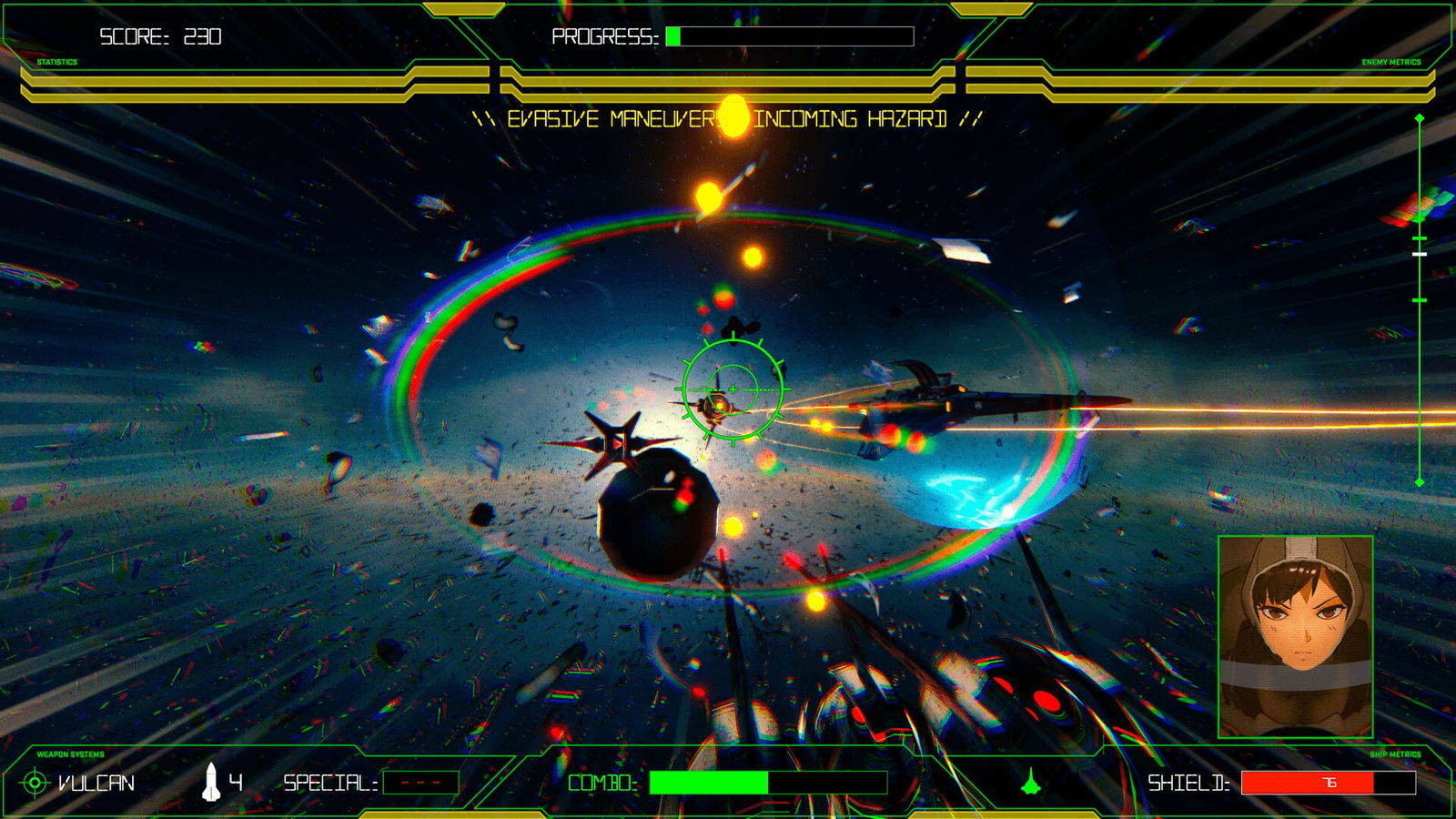 Rogue Flight Review - A 90s Anime Roguelite in Space (PS5)