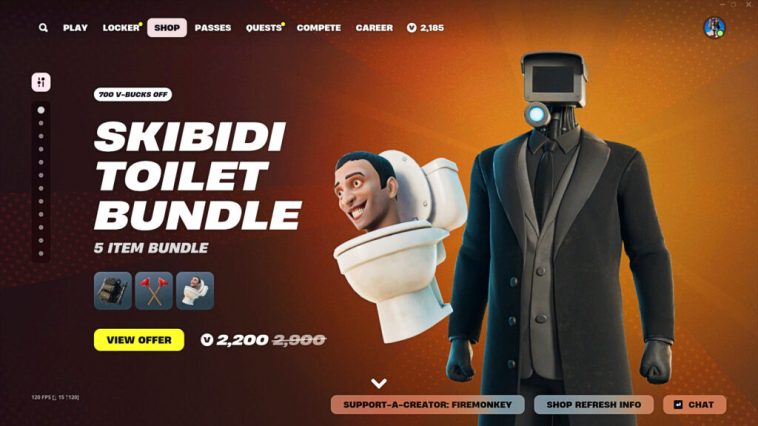 Fortnite Skibidi Toilet Crossover is So Hated That Fans Want Valve to ...