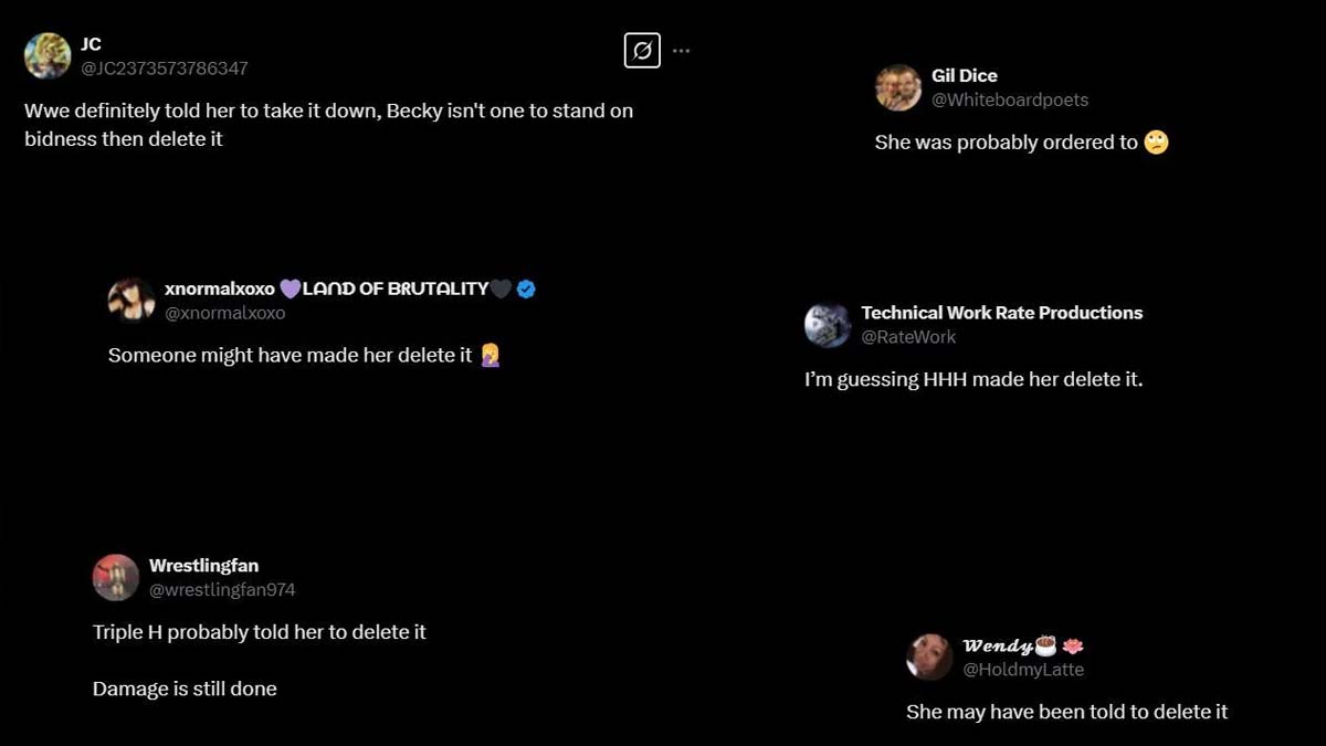 “Stand on business or don’t say it all”: Becky Lynch Deletes Tweet ...