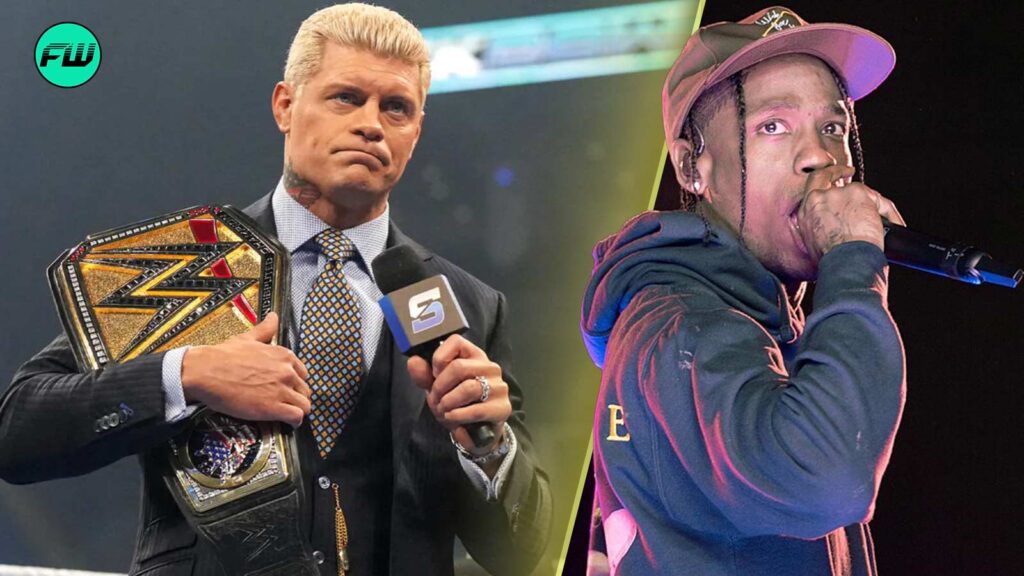 (VIDEO) Travis Scott is All Excited After Slapping Cody Rhodes But He ...
