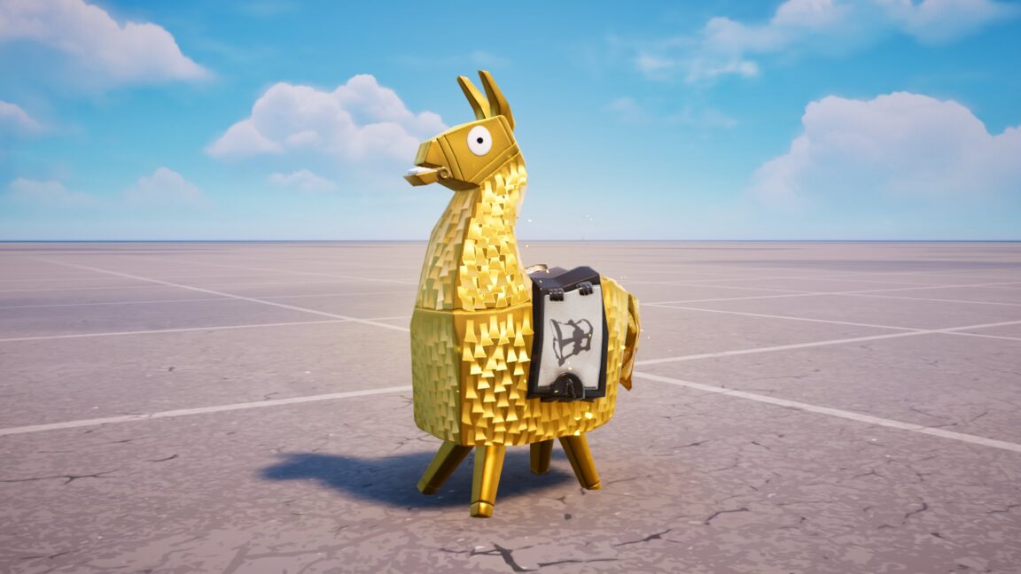 How to Search Golden Llamas in Fortnite