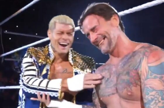 Video: CM Punk Caught Crying in Match With Cody Rhodes at WWE Nottingham