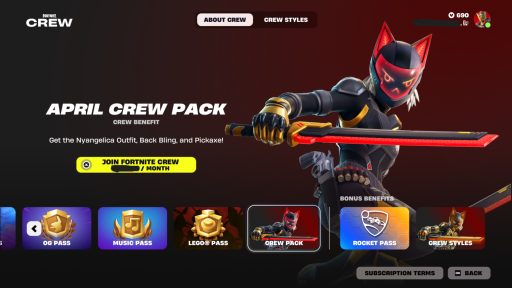 Fortnite Crew: How to Subscribe, Rewards, More
