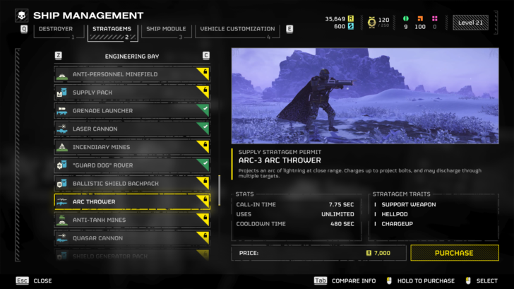All Weapons With a No Reload Mechanic in Helldivers 2