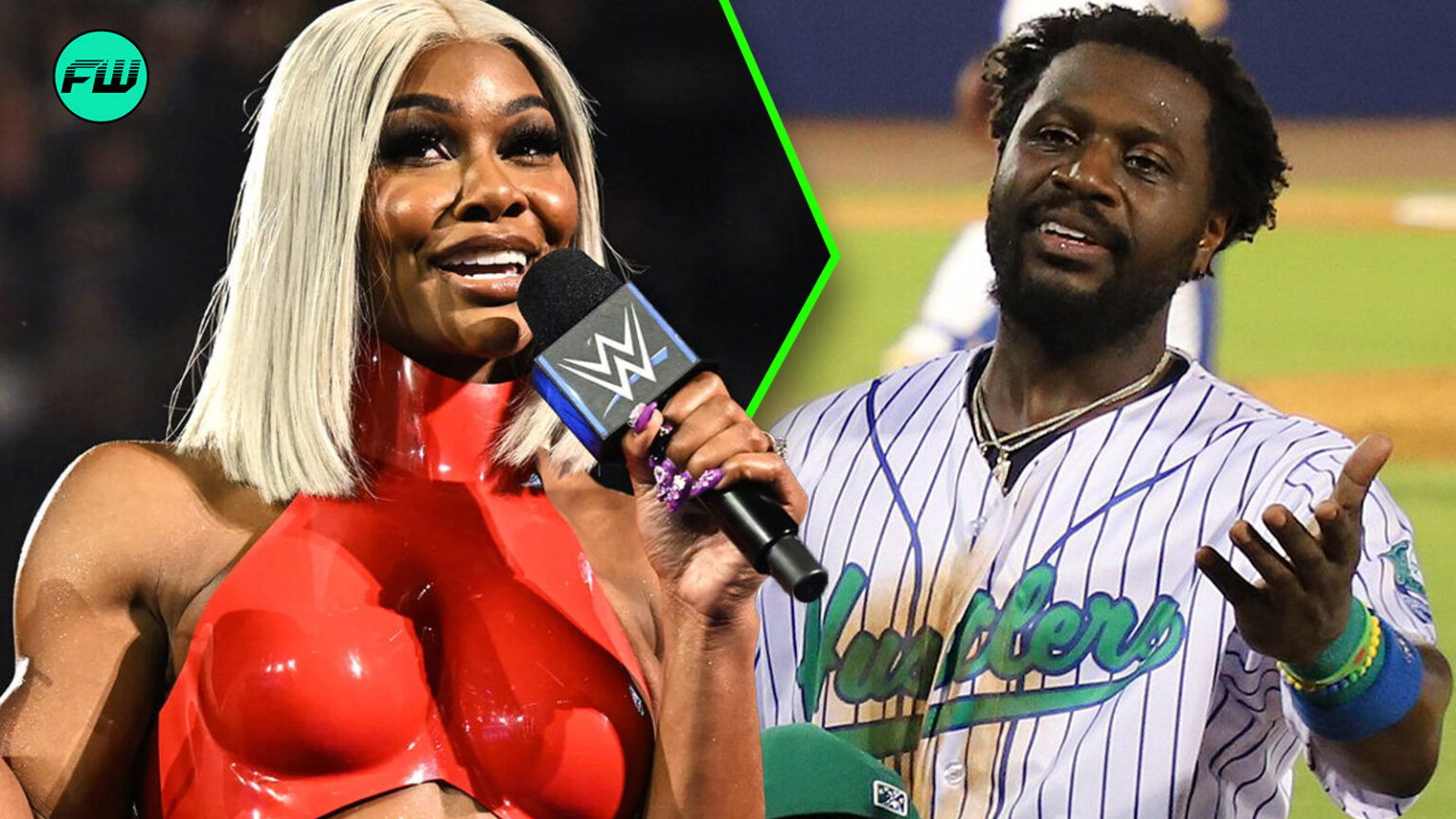 Jade Cargill Kisses Her Husband Brandon Phillips Mid Match in WWE Smackdown