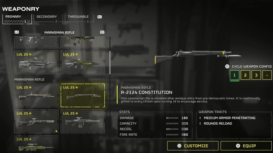 All Marksman Rifles in Helldivers 2, Ranked