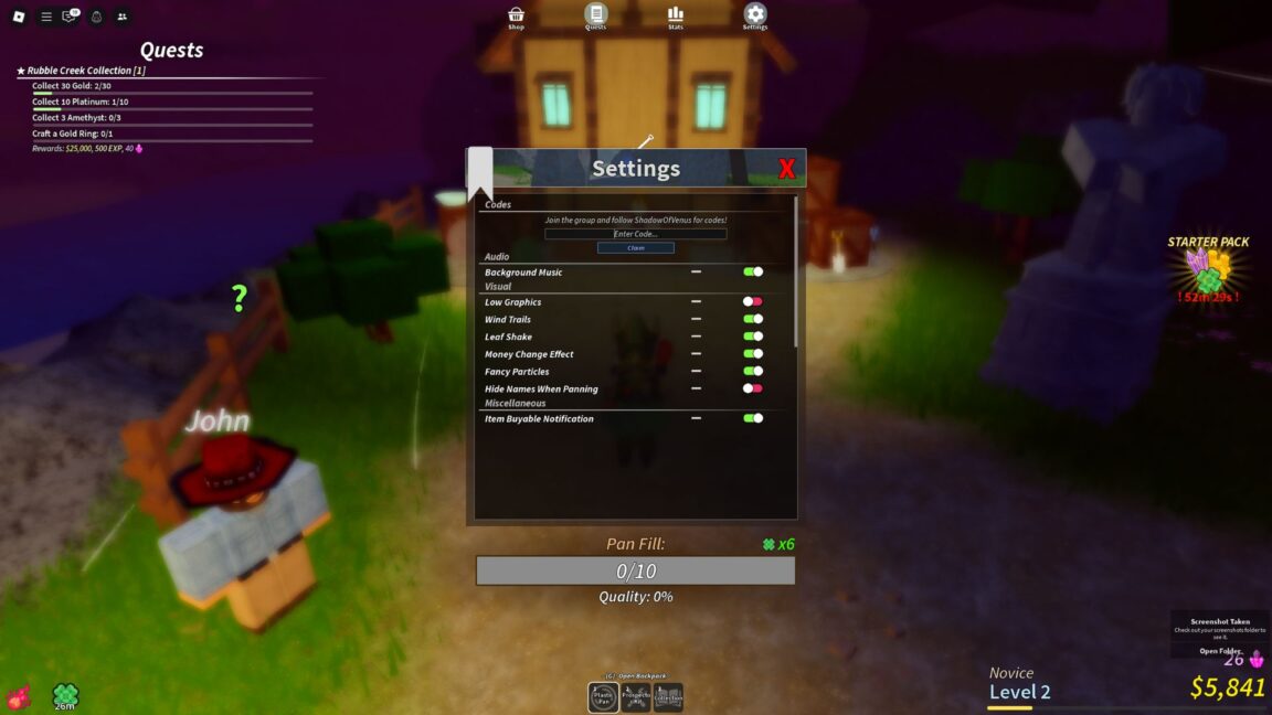 Roblox Prospecting Codes (August 2025): Free Cash, Boosts, And More