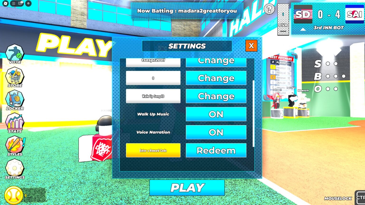 Roblox Superstar Baseball Codes (August 2025): Free Style Spins, Coins ...