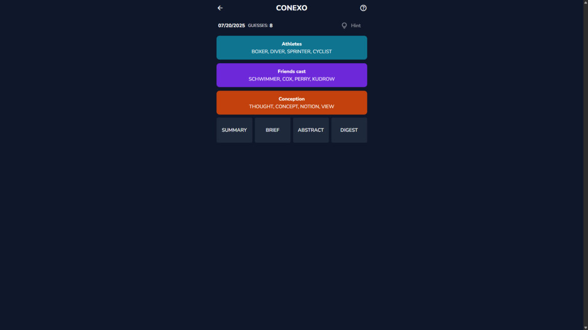 A Complete Guide to Solving Conexo, Contexto, and Letroso
