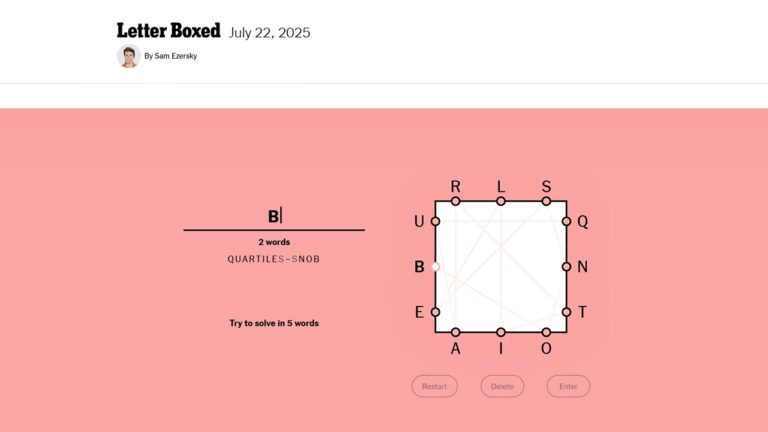 A Complete Guide to NYT Strands, Connections, Letter Boxed, and ...