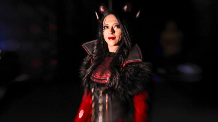 WWE Superstar Stephanie Vaquer’s Face Paint Honors a Japanese Tradition