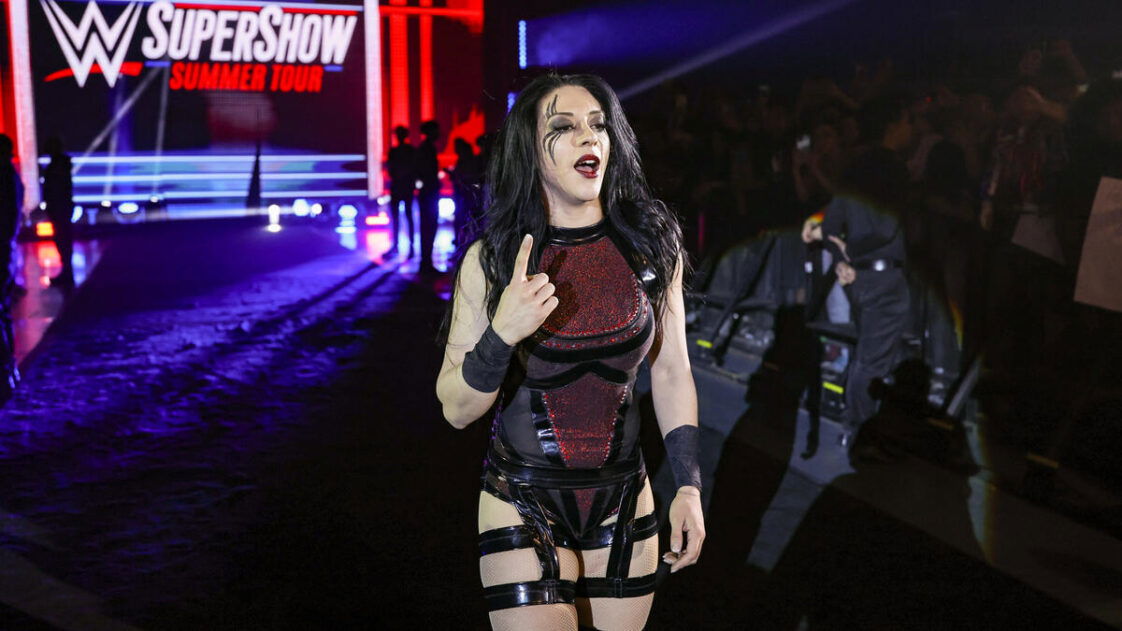 WWE Superstar Stephanie Vaquer’s Face Paint Honors a Japanese Tradition