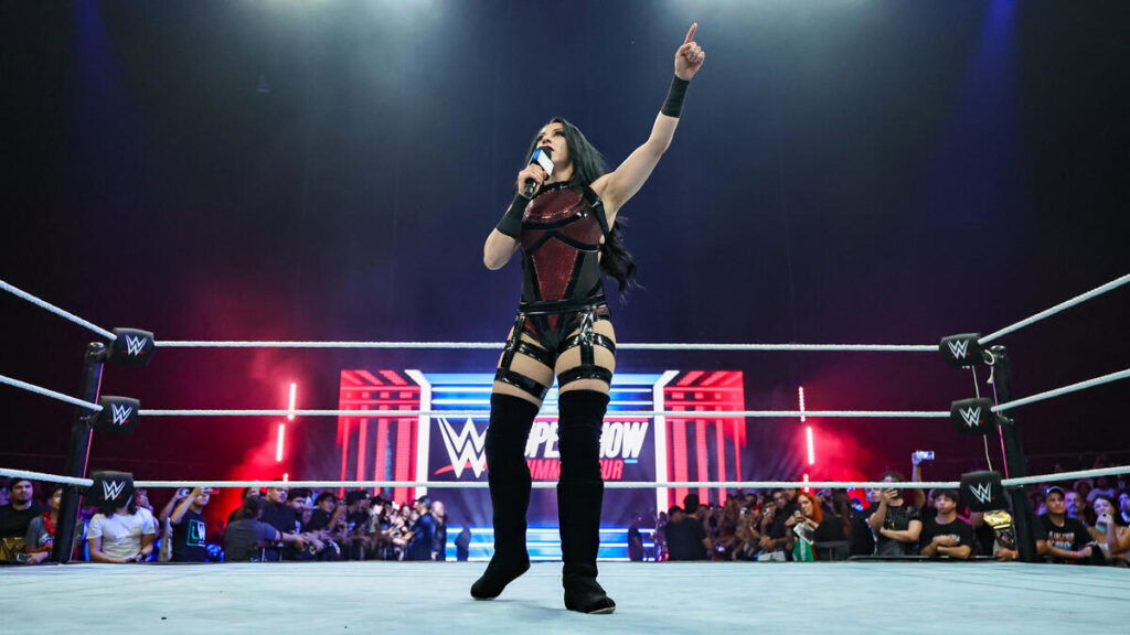 WWE Superstar Stephanie Vaquer’s Face Paint Honors a Japanese Tradition