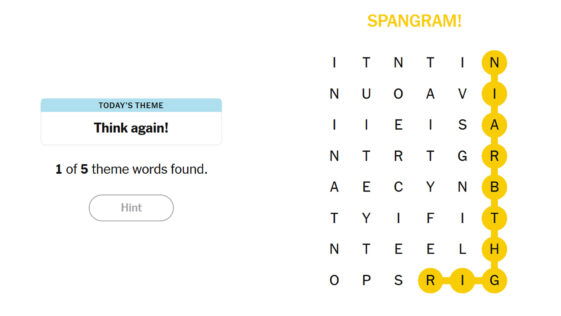 NYT Strands August 17, 2025 Hints and Solution