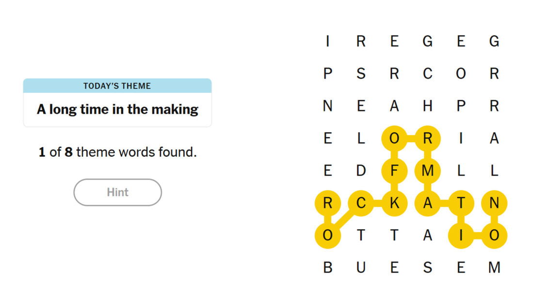 NYT Strands Hints and Solution for Today (August 29, 2025)