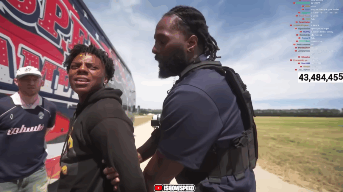 Fact Check: Did IShowSpeed Get Arrested on His Livestream?