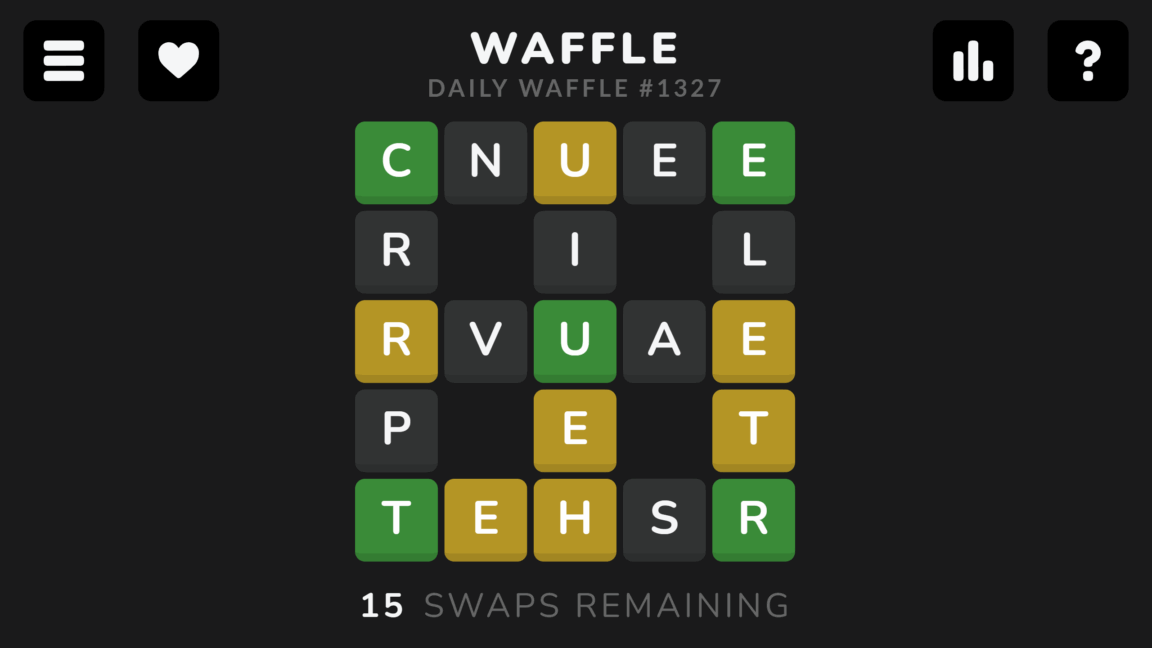 Daily Waffle #1327 Hints and Answers for Today (September 9, 2025)