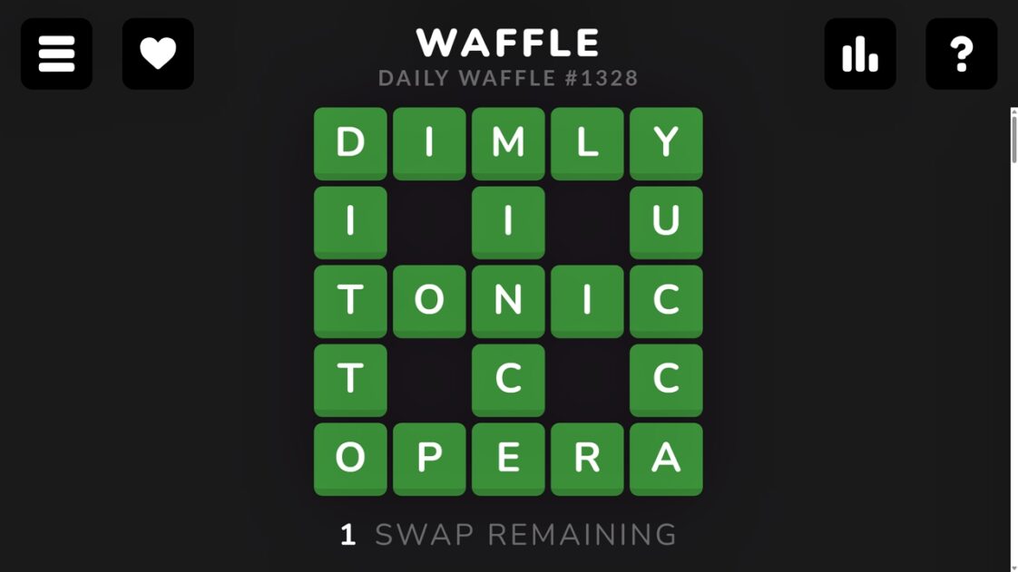 Daily Waffle #1328 Hints and Answers for Today (September 10, 2025)