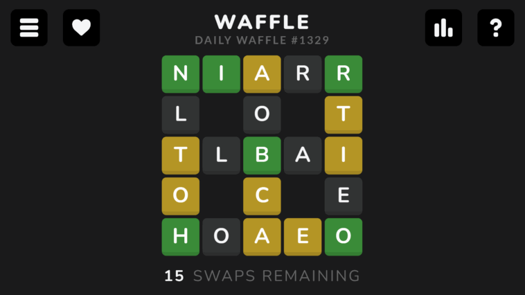 Daily Waffle #1329 Hints and Answers for Today (September 11, 2025)