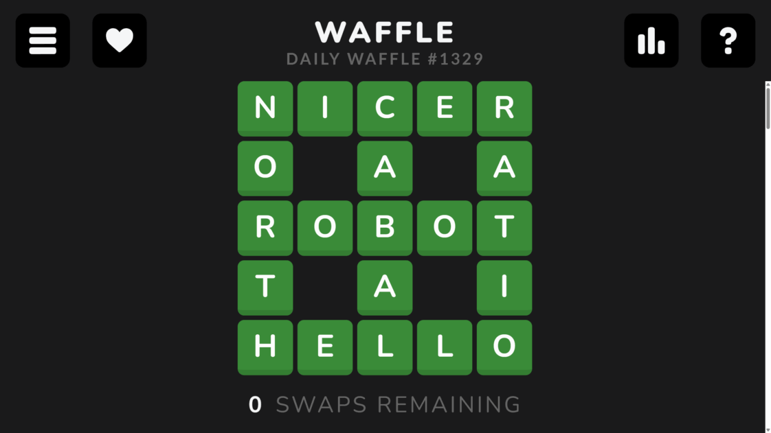 Daily Waffle #1329 Hints and Answers for Today (September 11, 2025)